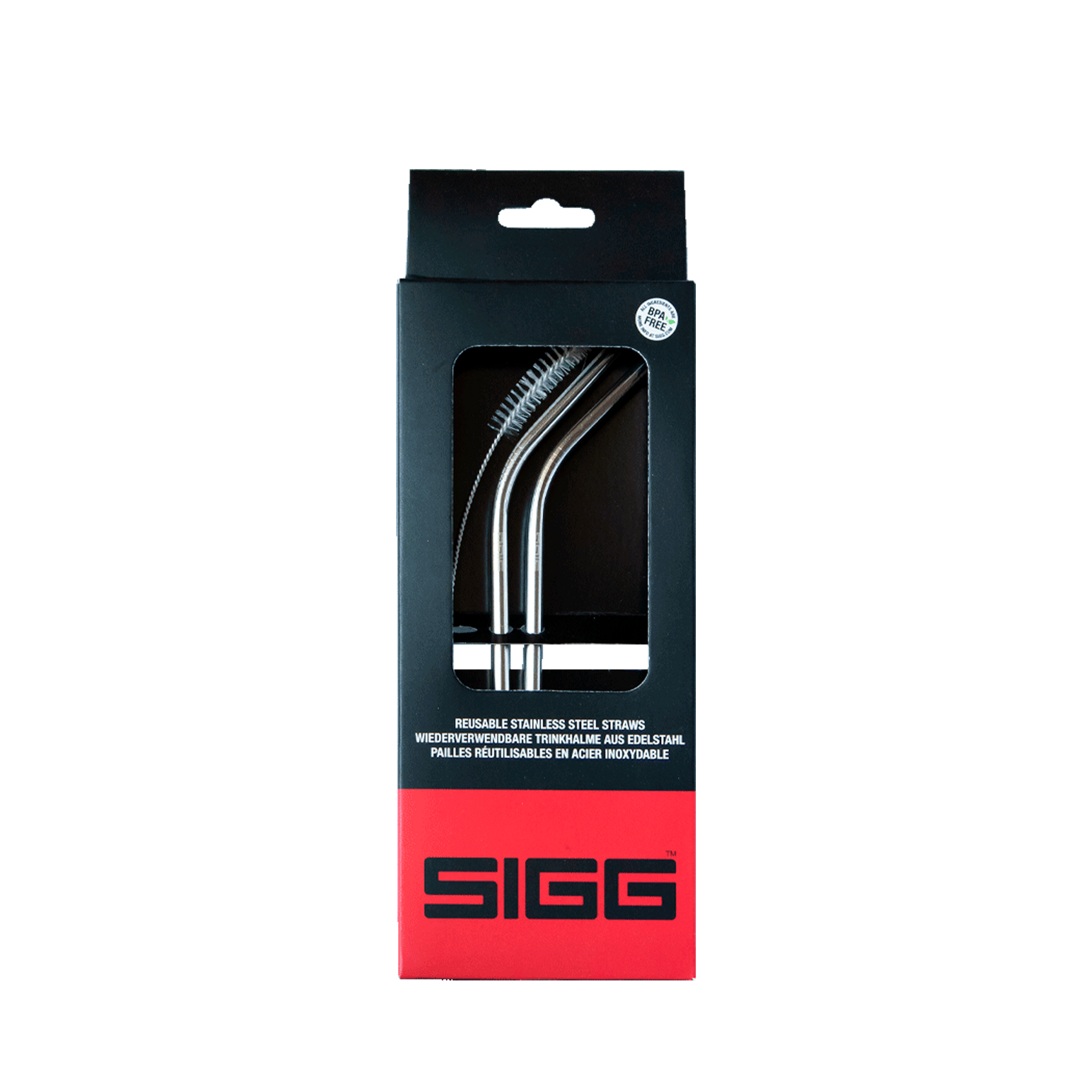SIGG Accessories Stainless Steel Straw Set
